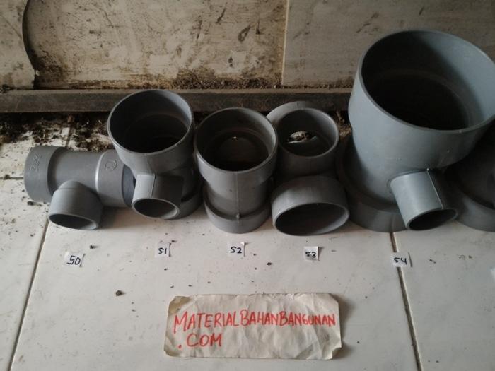 Flok Flock Tee 5 X 3 inch Sambungan Pipa Pralon Paralon Besar D PVC ...