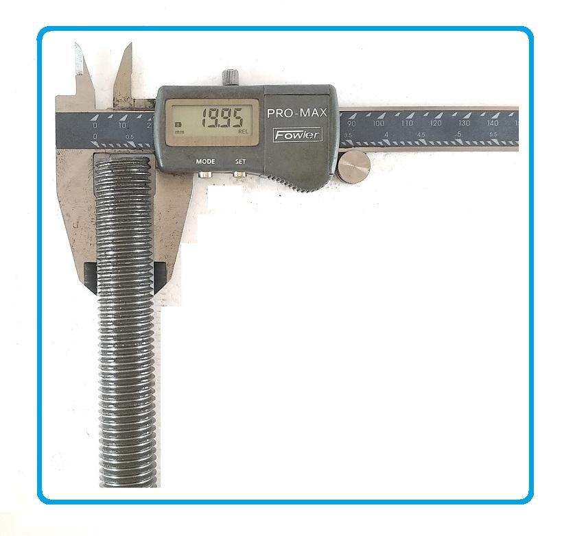 As Full Drat Baut Long Thread Bolt Stut Bolt M20 X 1 Meter | Lazada ...