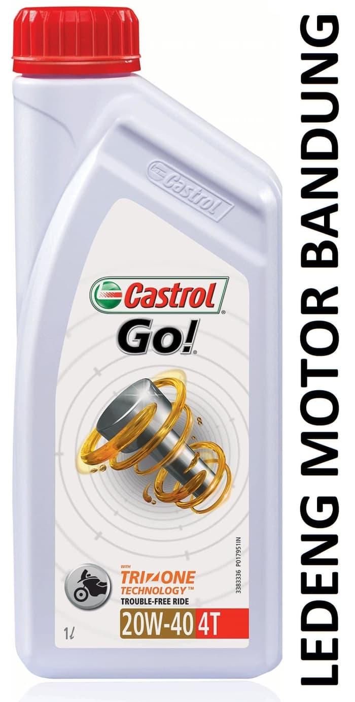 Castrol GO 4T 20w40 1L Oli Motor Sport Honda Yamaha Suzuki Kawasaki ...