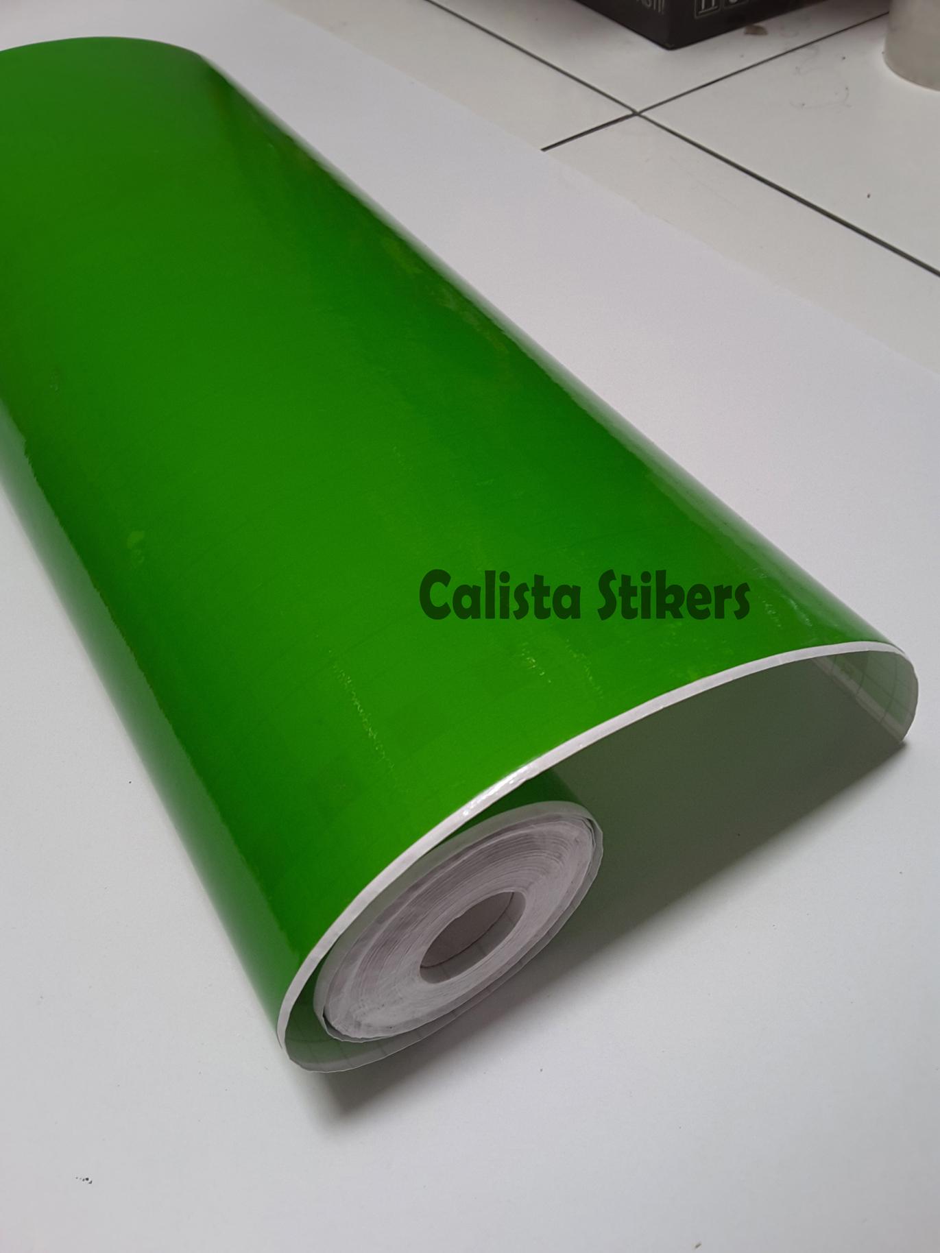 Stiker Sticker Skotlet Skotlite Hijau Transparan Glossy Green Motor ...
