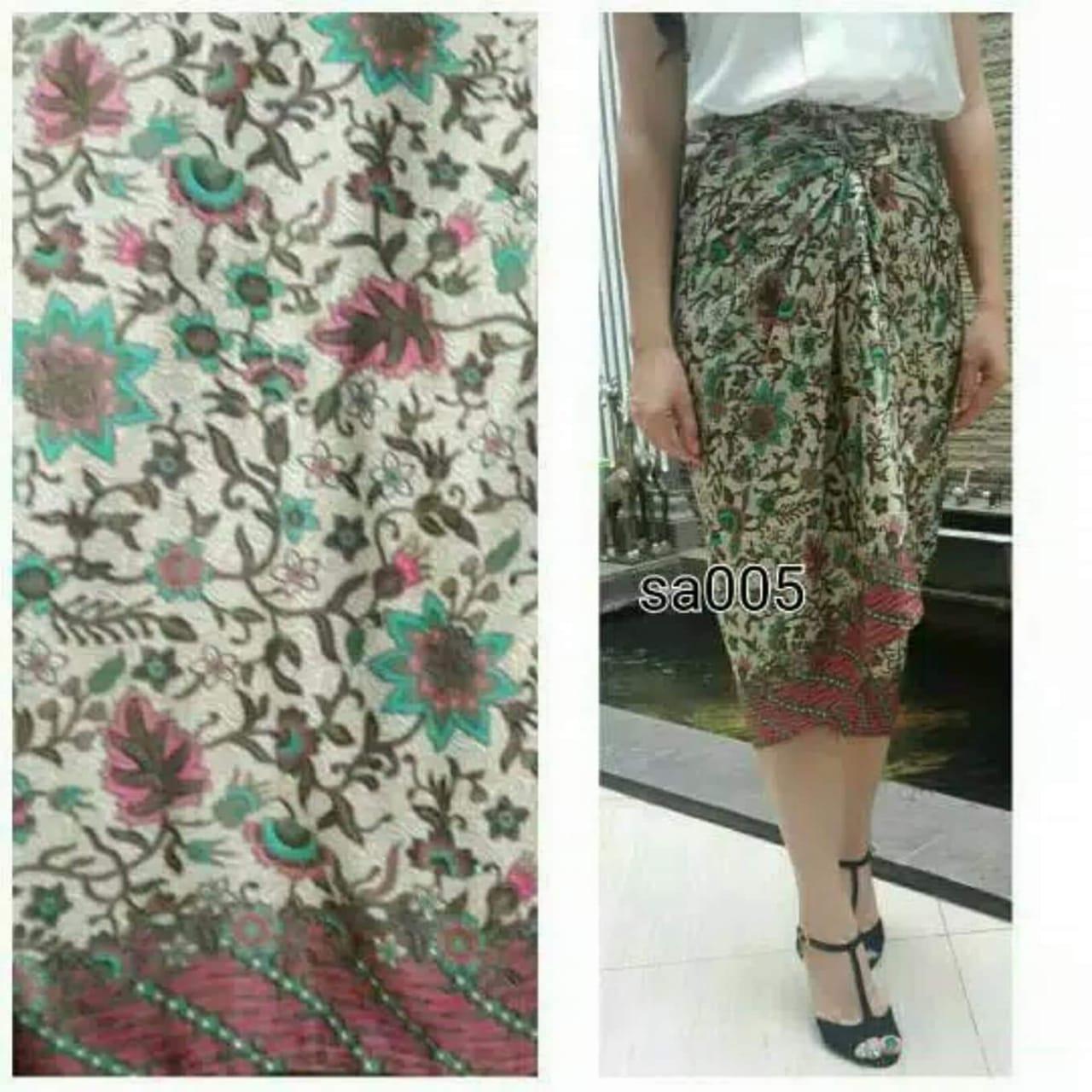 Cj collection Rok lilit batik panjang wanita jumbo long skirt Yuni fit ...