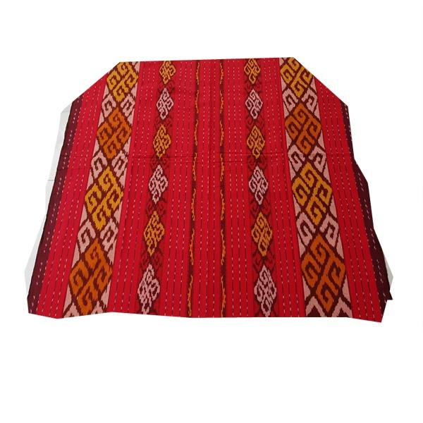 kain tenun ikat blanket toraja modern merah | Lazada Indonesia