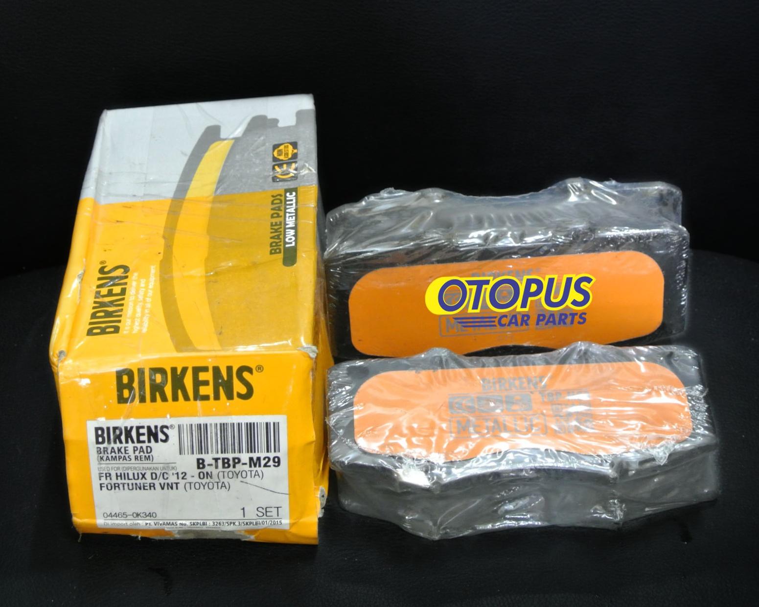Front Brake Pad Toyota Fortuner/Hilux 2011-2014 04465-0K340-82 Kampas ...