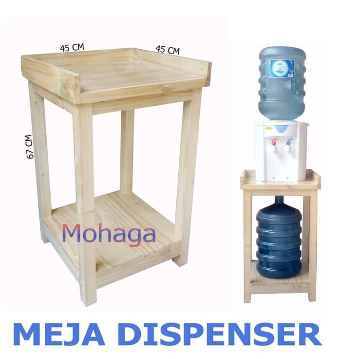 [ GARANSI 100% ] RAK TEMPAT DISPENSER / MEJA KAYU SERBAGUNA @ dispenser ...
