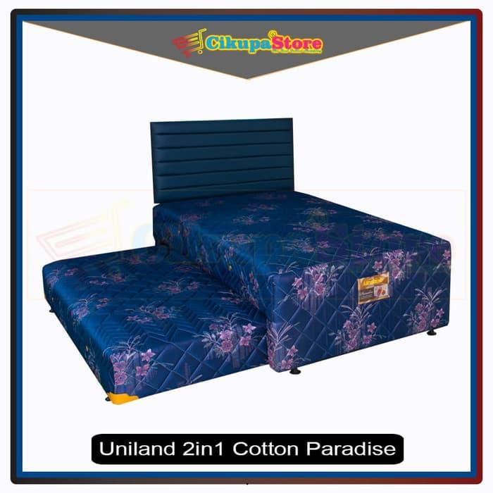 Uniland Kasur Springbed 2in1 Cotton Paradise 90x200 - Full Set - Khusus ...