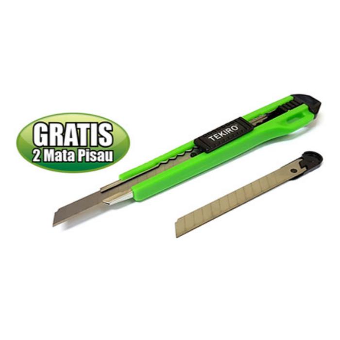 TEKIRO PISAU CUTTER KECIL 9 MM /CARTER / TOOLS - ALAT PERKAKAS | Lazada ...