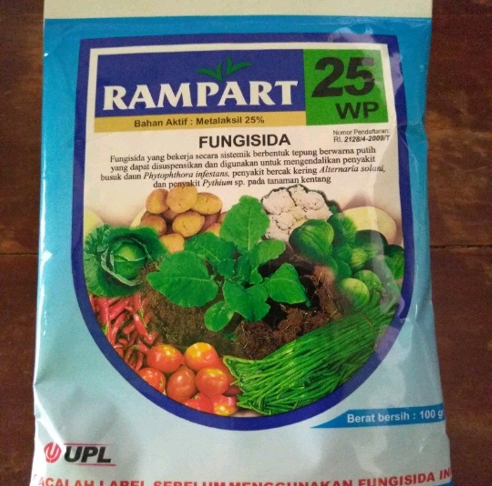 Rampart 25WP 100 Gram Fungisida Busuk Daun dan Bercak Kering Bintang ...