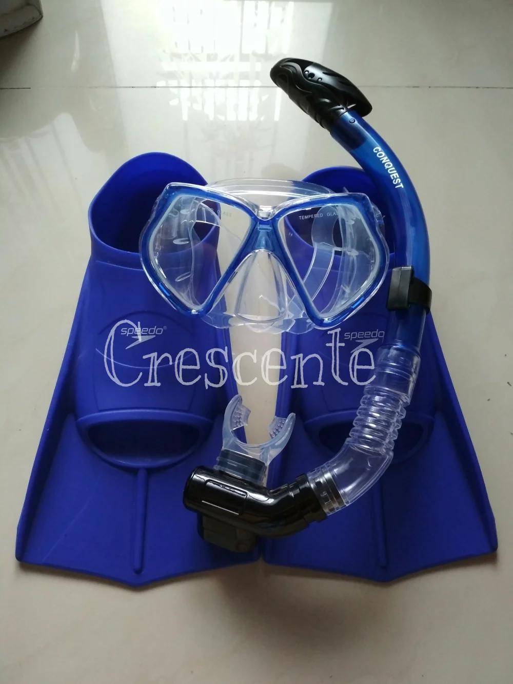Alat Snorkeling Snorkling Selam Diving Semi Dry & Fin Kaki Katak Speedo ...