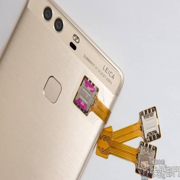 Dual Sim Card Adapter Hybrid Sim Card Extender Microsd Card Converter ...