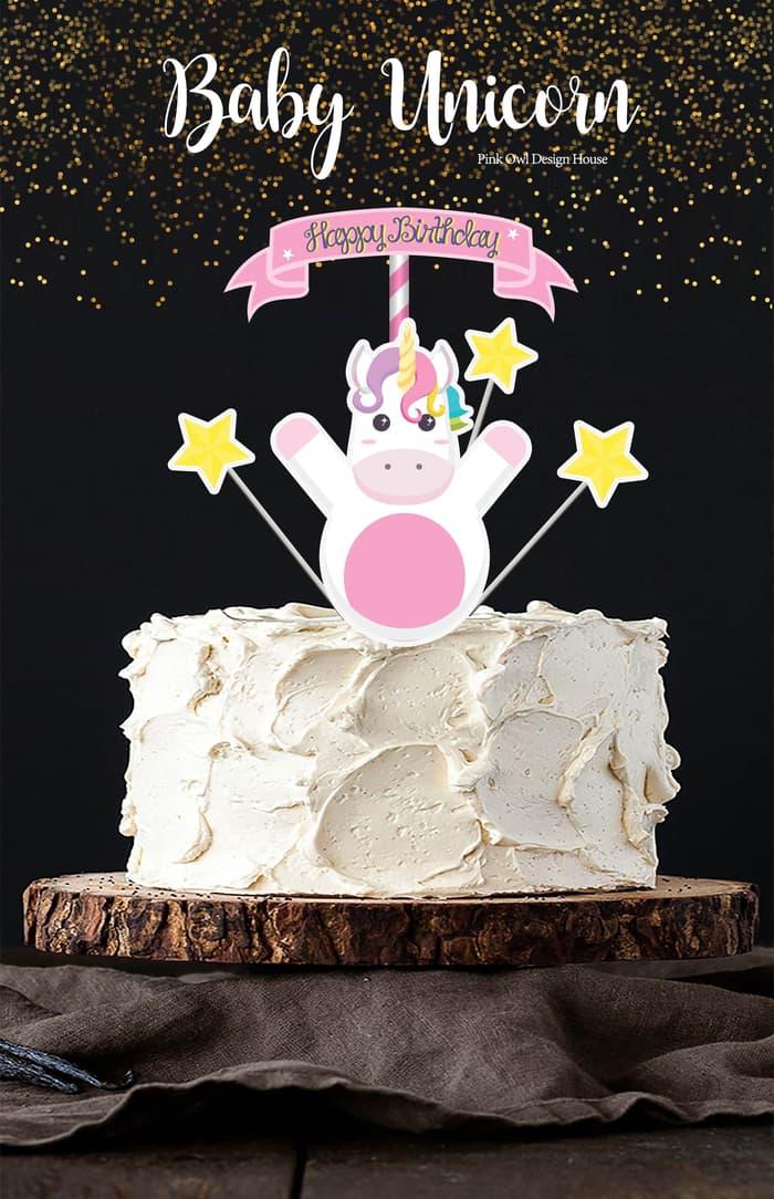 Baby Unicorn Cake Topper | Lazada Indonesia
