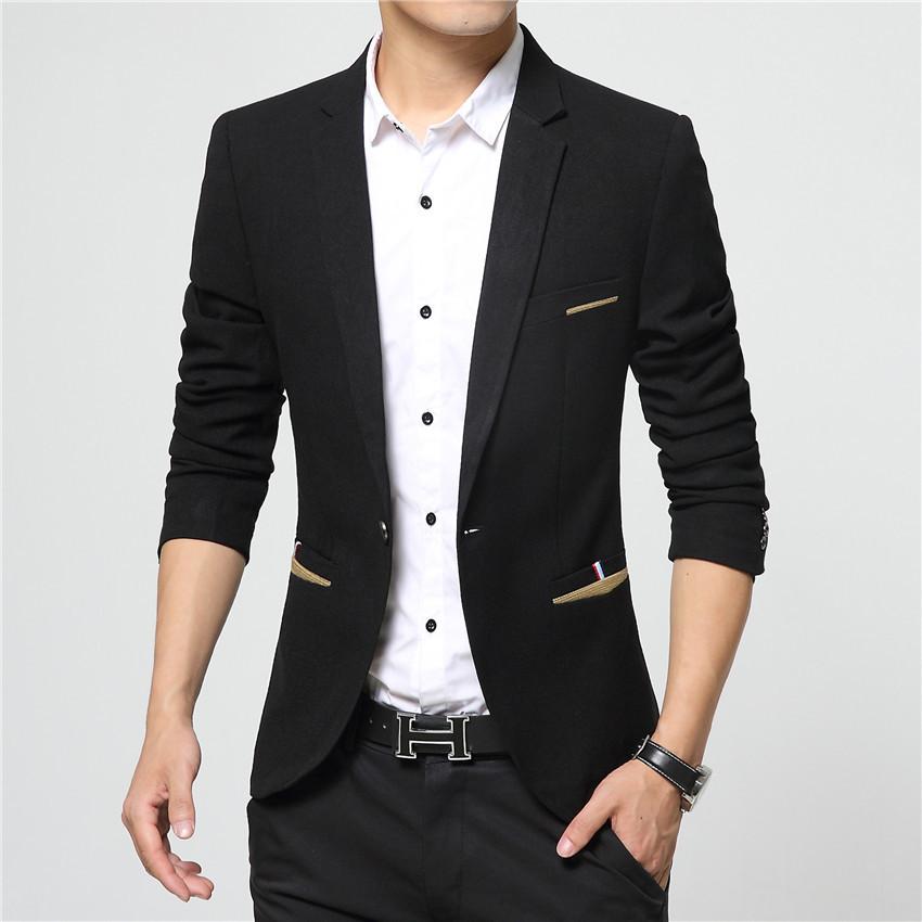 Jas Cowok - Jas Formal Dan Casual Pria Krem List Black Full Color ...