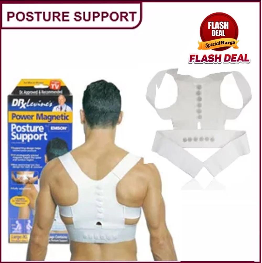 ORIGINAL Power Magnetic Posture Support/Pembuat Dada Bidang/Penegak ...