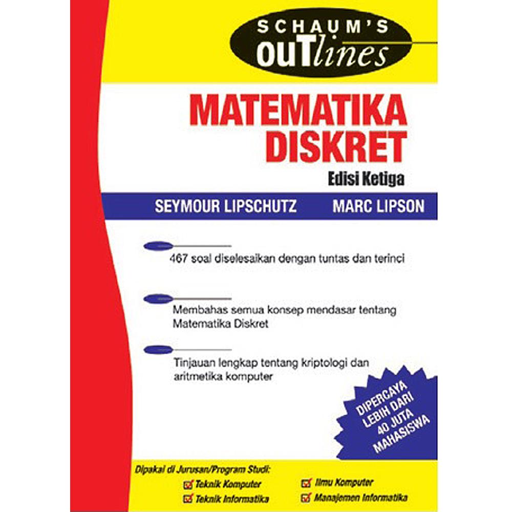 Erlangga Buku Schaums Outlines Matematika Diskret Edisi 3 Seymour ...