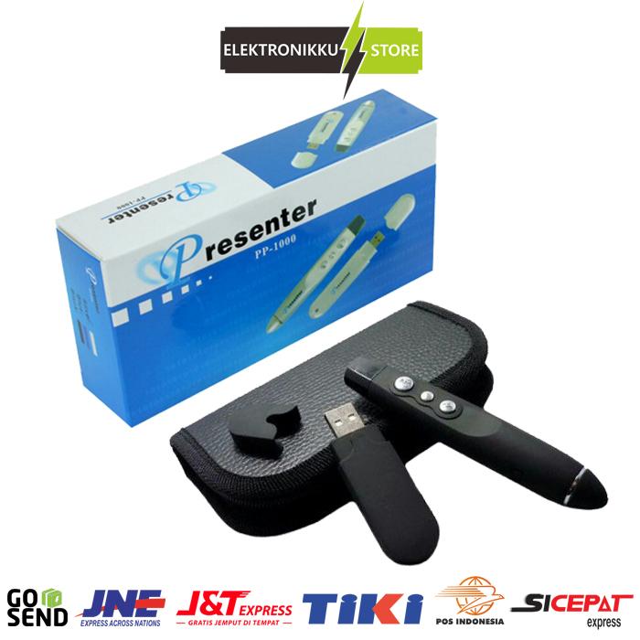 Wireless Presenter Laser Pointer PP-1000 Portable - Alat Presentasi ...