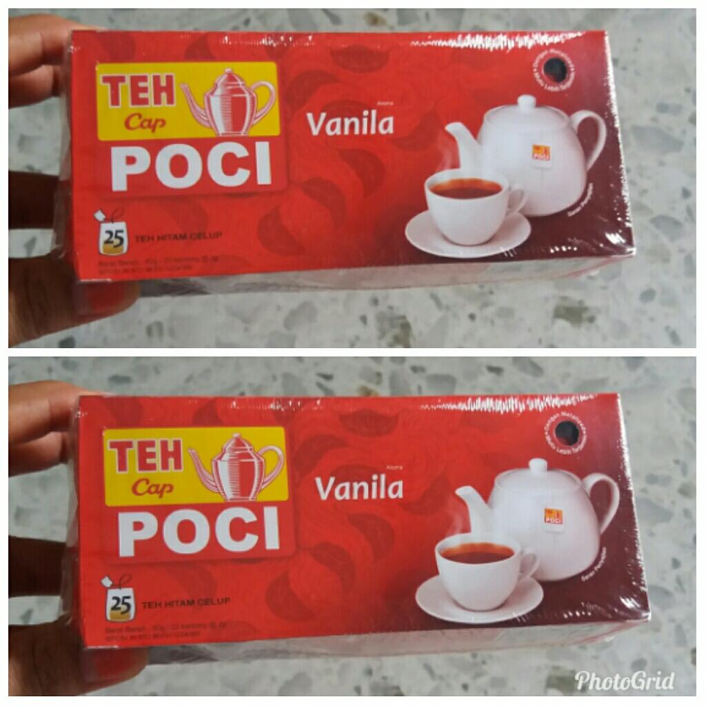 Teh Poci rasa Vanila Teh Celup Cap poci isi 25 kantong 2 pcs yaa ...