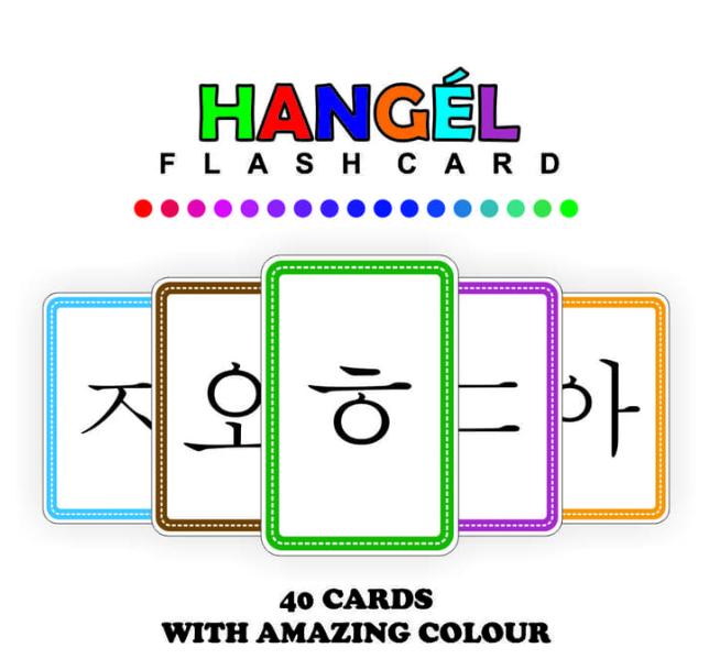 Kartu Flash Card Hangeul (Huruf Korea) | Lazada Indonesia