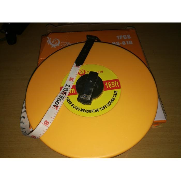 Meteran Bulat Fiber 50 M | Lazada Indonesia