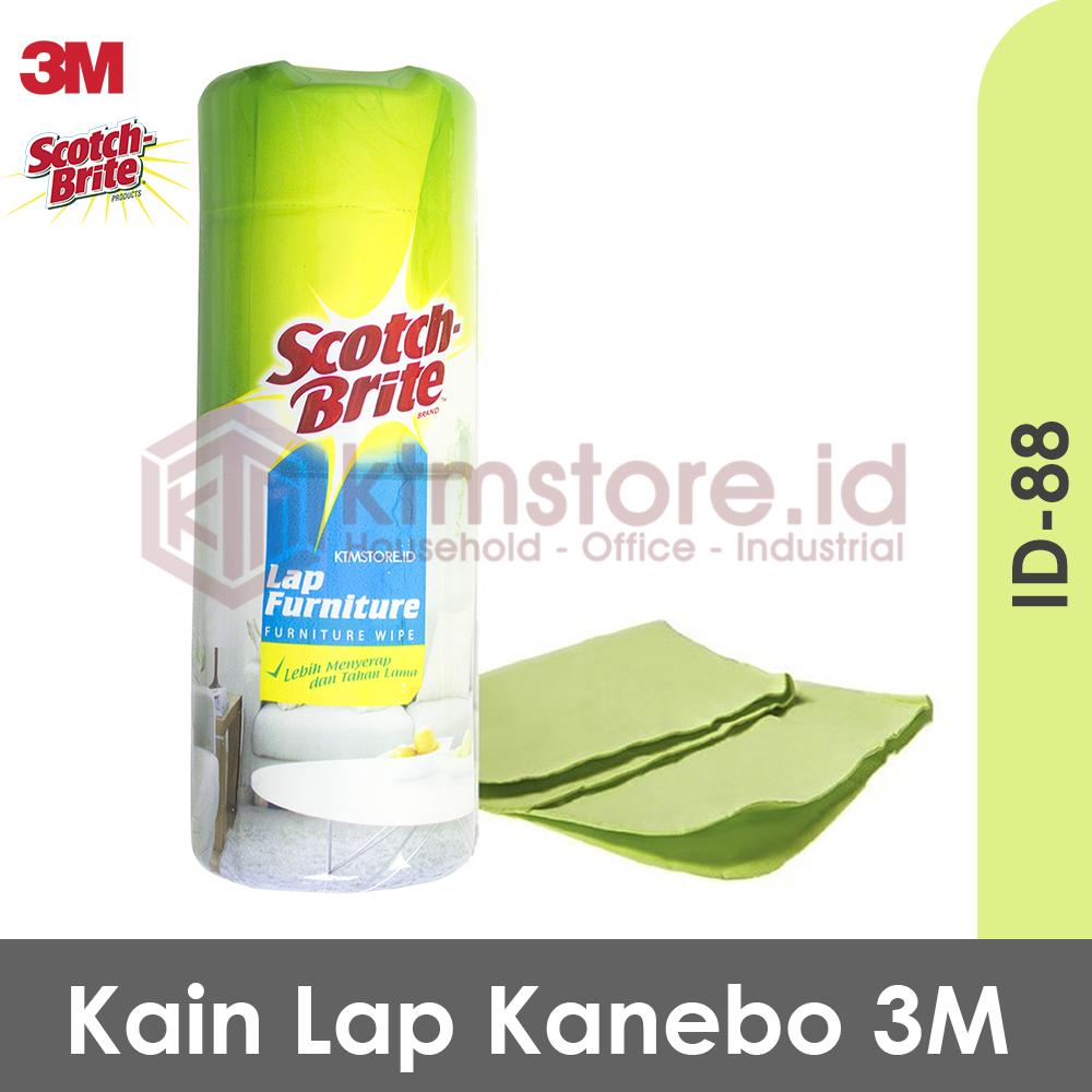 3M Scotch Brite Lap Funiture Lap Tangan Bahan Kanebo ID-88 | Lazada ...