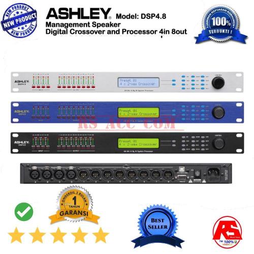 Management Speaker Ashley DSP 4.8 digital crossover and procesor 4 in 8 out - Audio Interface ...