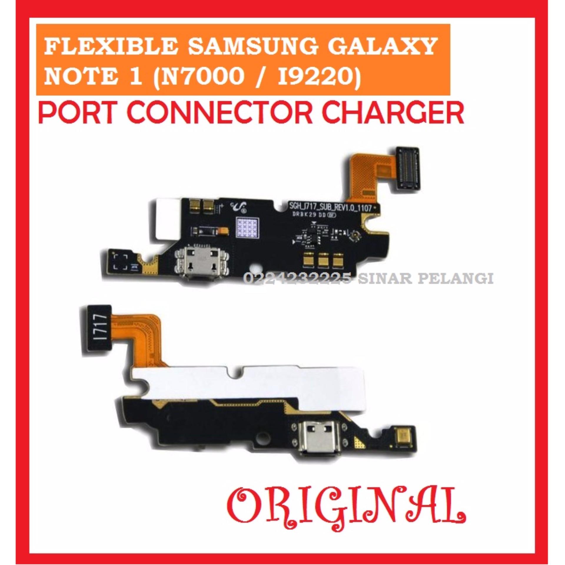 SAMSUNG N7000 NOTE 1 I9220 FLEXI FLEX FLEXIBLE FLEKSIBEL PORT CONNECTOR KONEKTOR CHARGER ORI ...