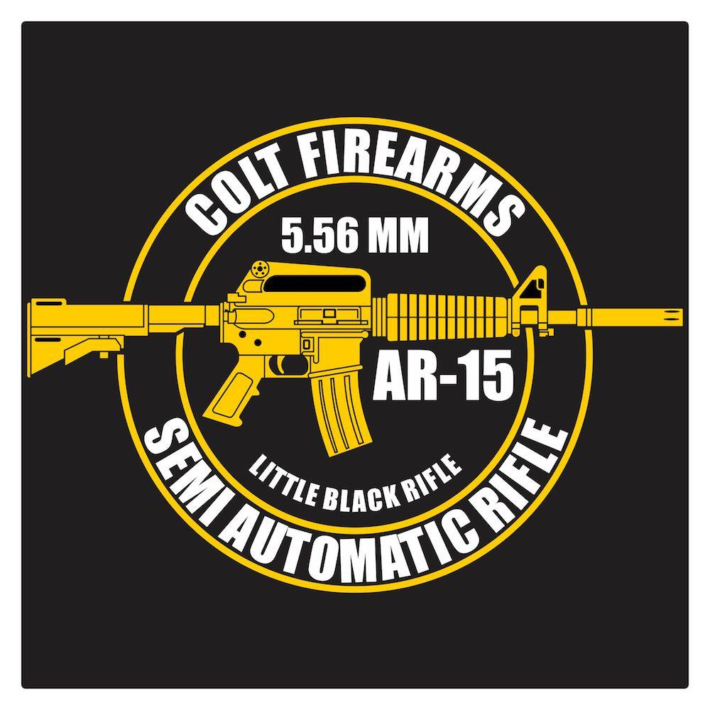 Colt Firearms AR-15 Carbine Cutting Sticker | Lazada Indonesia