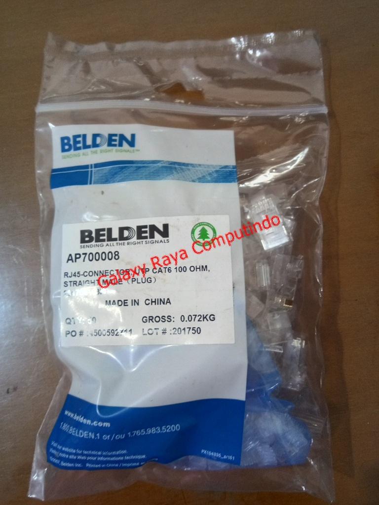 BELDEN AP700008 RJ45 CAT6 CONNECTOR | Lazada Indonesia