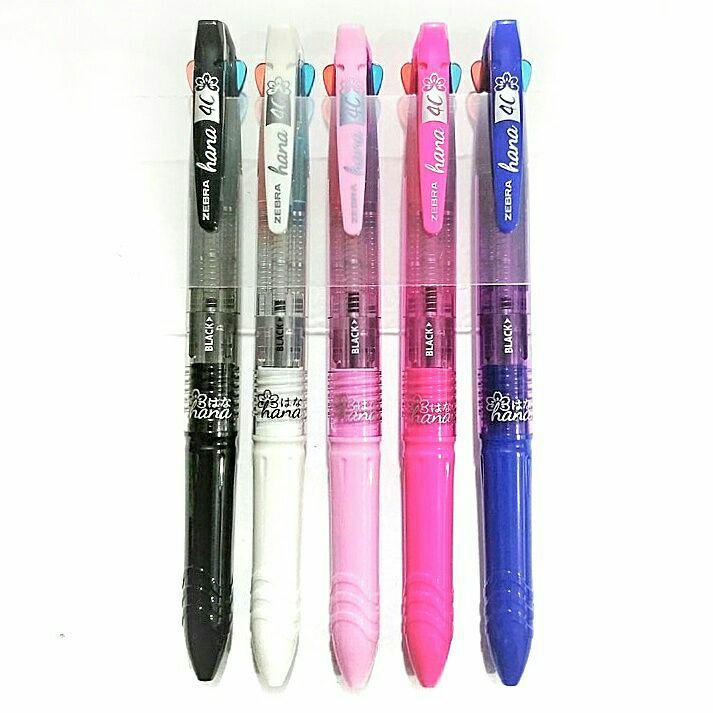 Pulpen ZEBRA Hana 4C (4 warna) | Lazada Indonesia