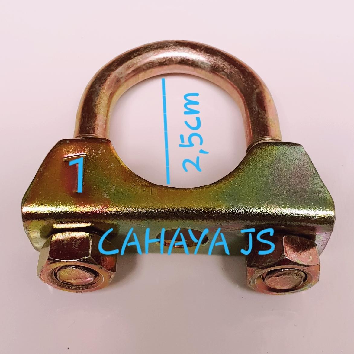 KLEM KNALPOT ATAU KLEM U UKURAN 1 IN | Lazada Indonesia