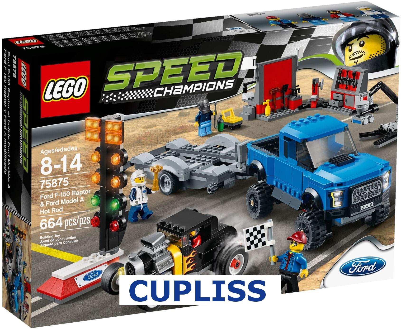 LEGO Speed Champions 75875 Ford F-150 Raptor & Ford Model A Hot Rod ...