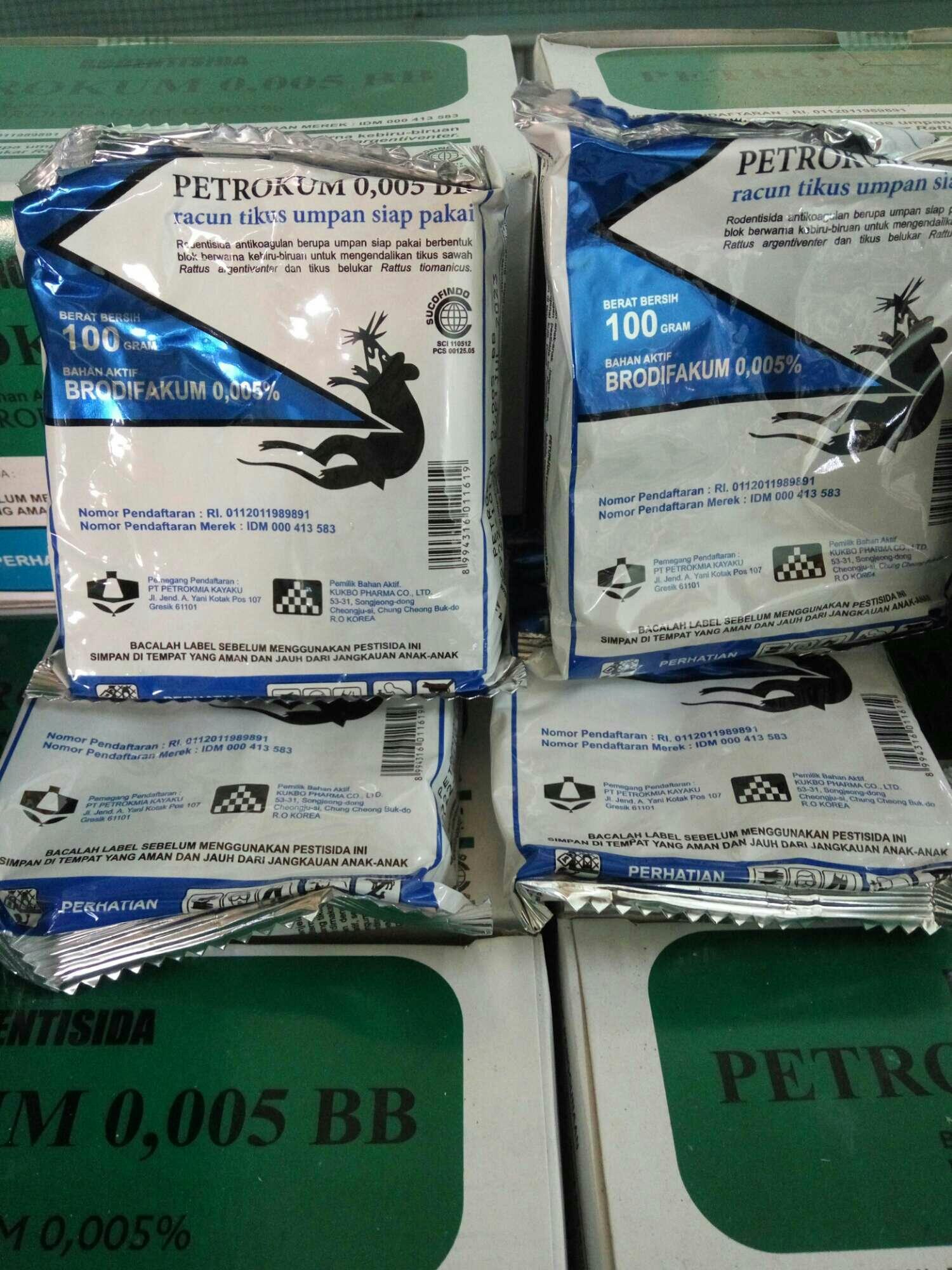 SEPAKET RACUN TIKUS PETROKUM ISI 10 BUNGKUS ISI 100 GRAM | Lazada Indonesia