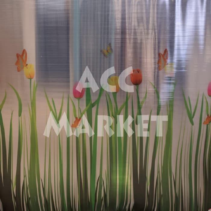 Fiber Pelapis Pagar TULIP PUTIH Plat Penutup Tutup Plastik Piber Viber ...