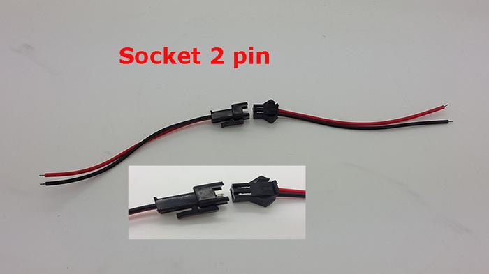 Socket Kabel 2 Pin ( Male + Female ) | Lazada Indonesia