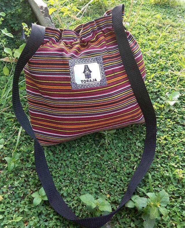 Tas Sepu Toraja Bulat - Tas Serut Toraja Tenun Asli Toraja | Lazada ...