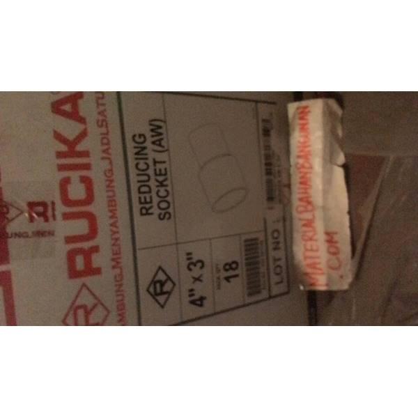 Reducing Socket 4X3 inch Flok sok Pipa Saluran Air Rucika AW | Lazada ...