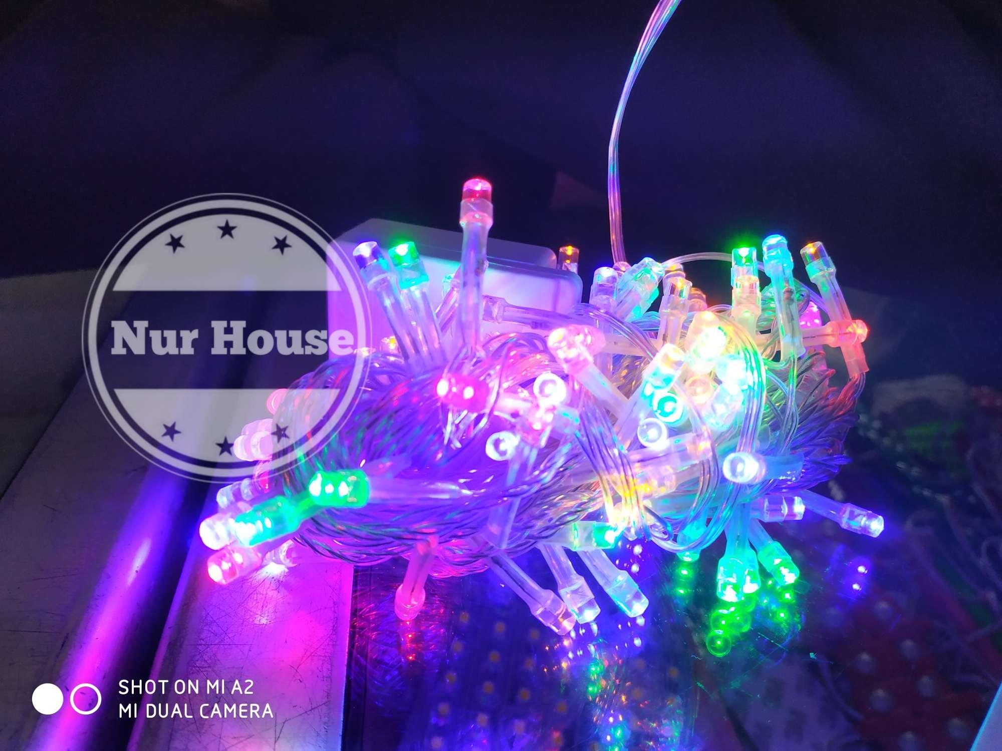 lampu natal rgb 10 meter lampu hias pohon natal tumbler light led ...