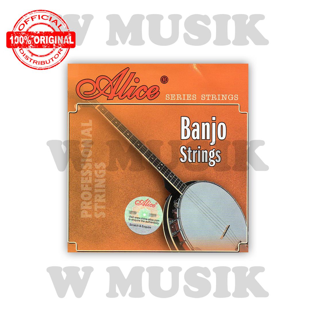 Alice Senar Banjo / Banjo Strings AJ05 Stainless Steel SET 5 String | Lazada Indonesia