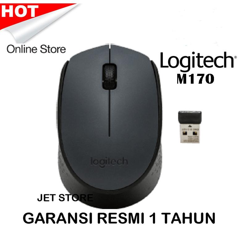 Logitech Original Mouse Wireless M170, bisa digunakan di semua Windows ...