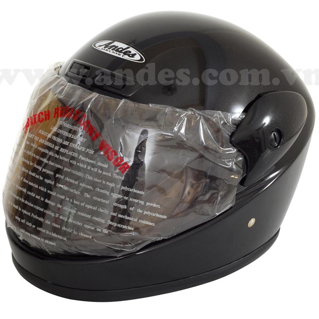 Helm Andes AS-555 Black Fullface | Lazada Indonesia