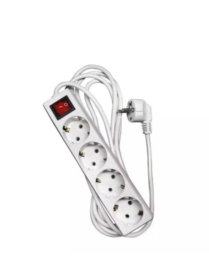 Terminal listrik 4 colokan panjang kabel 5 meter | Lazada Indonesia