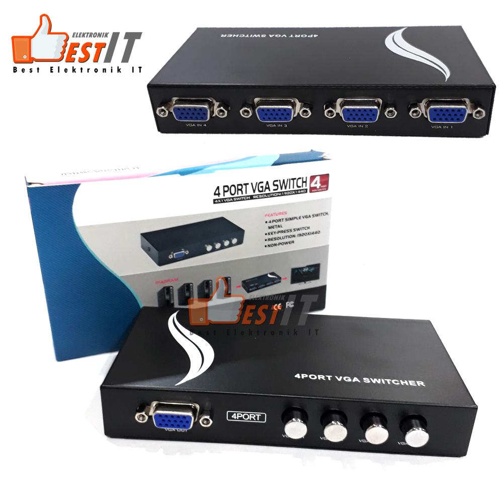 VGA Switch 4 Port manual | Lazada Indonesia