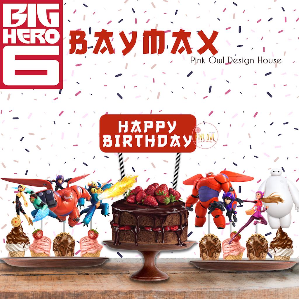 BIG HERO 6 - BAYMAX Cake Topper | Lazada Indonesia