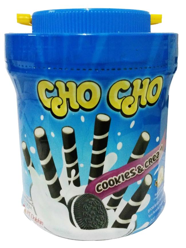 Cho Cho Wafer Stick Cookies & Cream - Cookies Cream | Lazada Indonesia