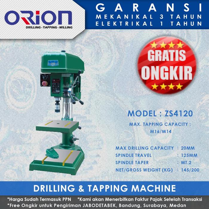 Mesin Bor Duduk Orion Drilling & Tapping Machine ZS4120 | Lazada Indonesia
