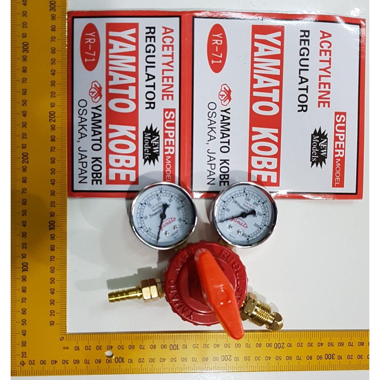 Regulator Acetylene untuk Tabung Las Asetilin YAMATO KOBE tanaka ...