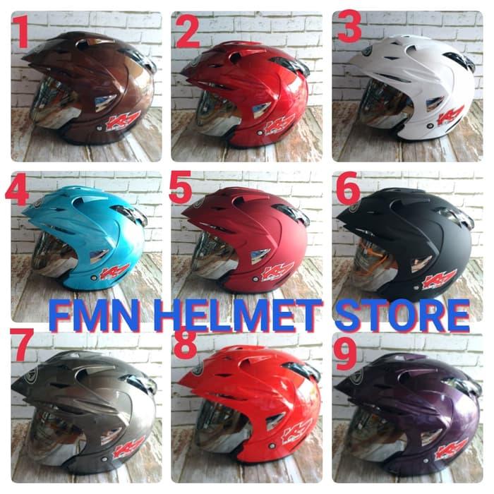 [BISA COD] Helm Half Face AVA K7 Polos | Lazada Indonesia