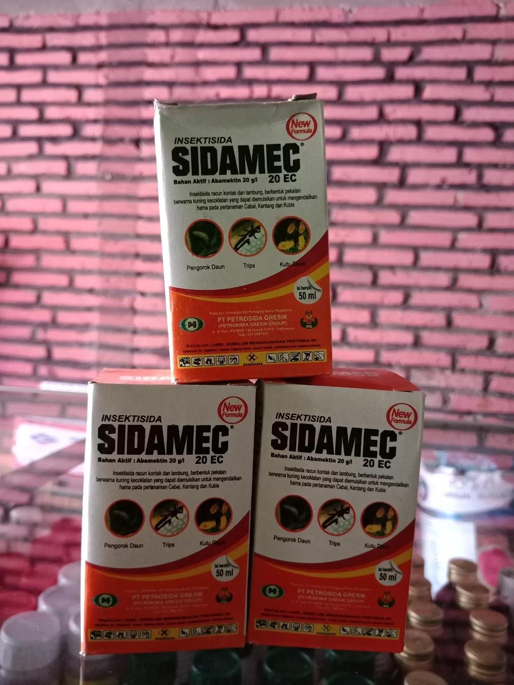 Sidamec Abamektin 20EC 50 ml Obat Hama Thrips Ulat Kupu Kutu Kebul ...