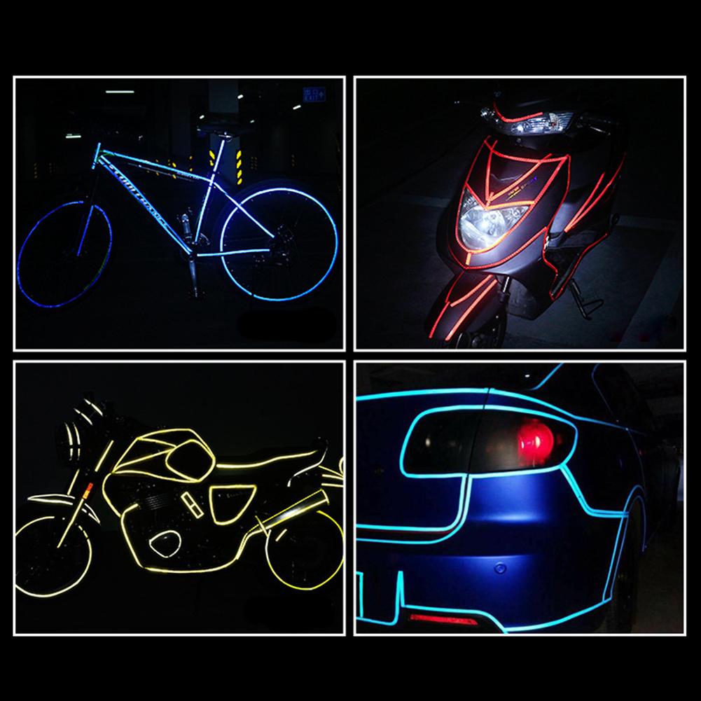 HY Bicycle Reflective Sticker Tape Noctilucent Waterproof Fluorescent ...