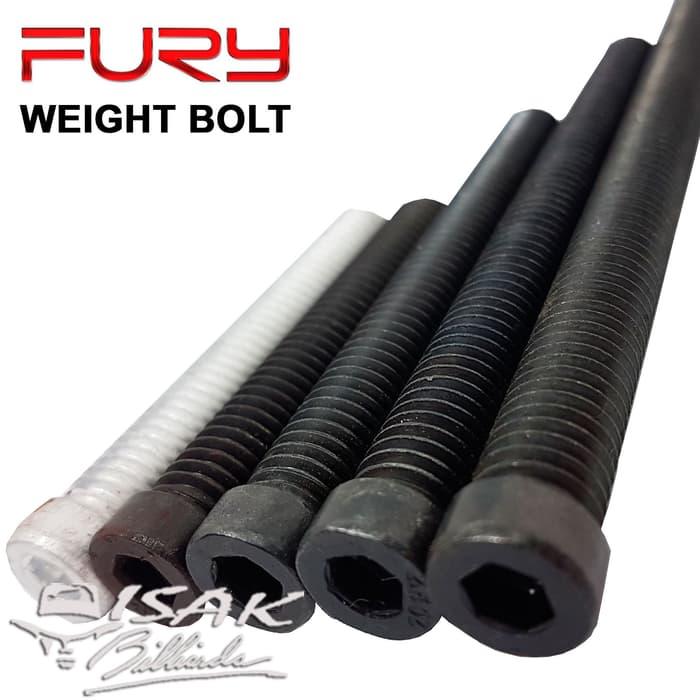 Fury Weight Bolt - Baut Pemberat Stik Biliar Billiard Cue Stick Besi ...