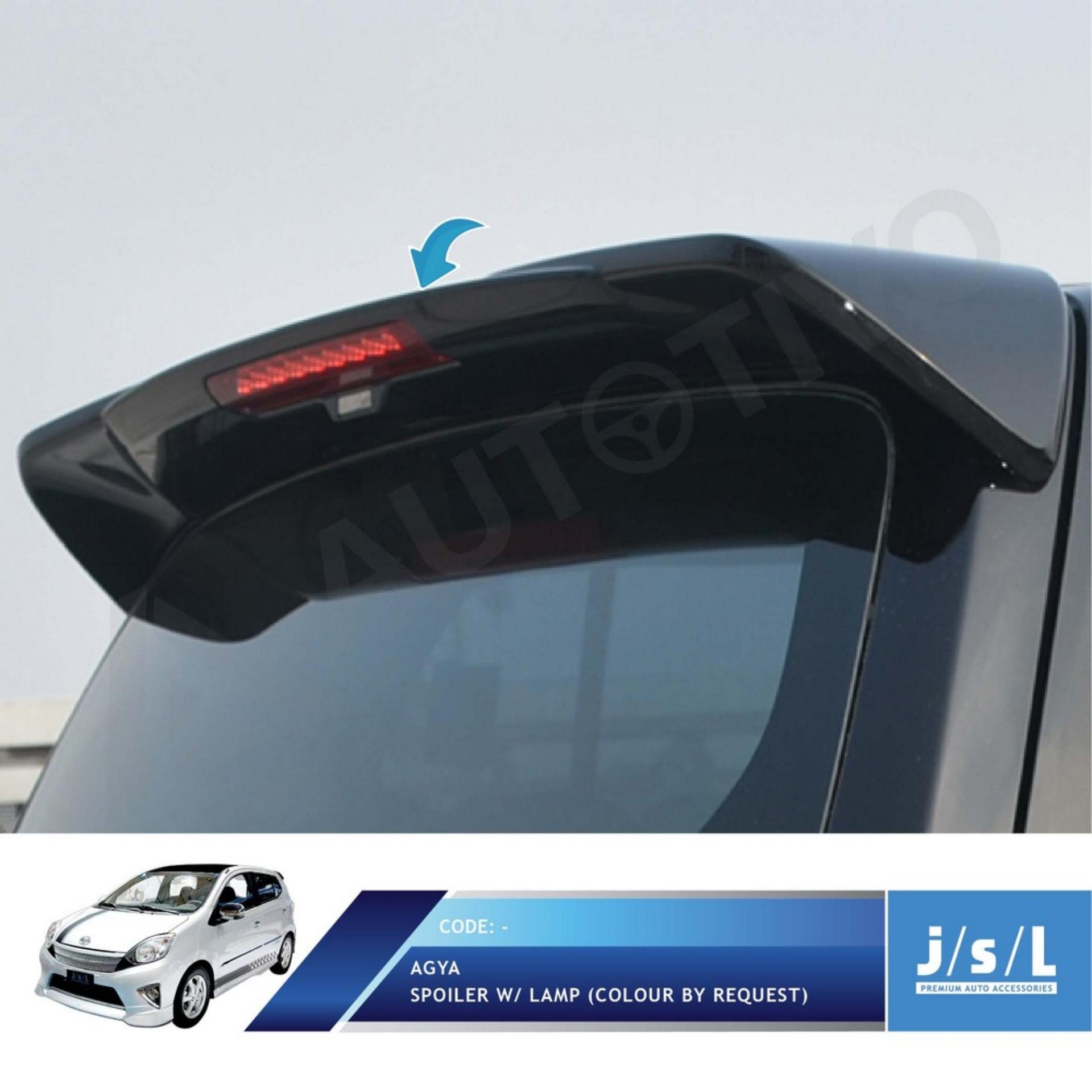 Toyota Agya Spoiler With Lamp (Colour By Request) | Lazada Indonesia