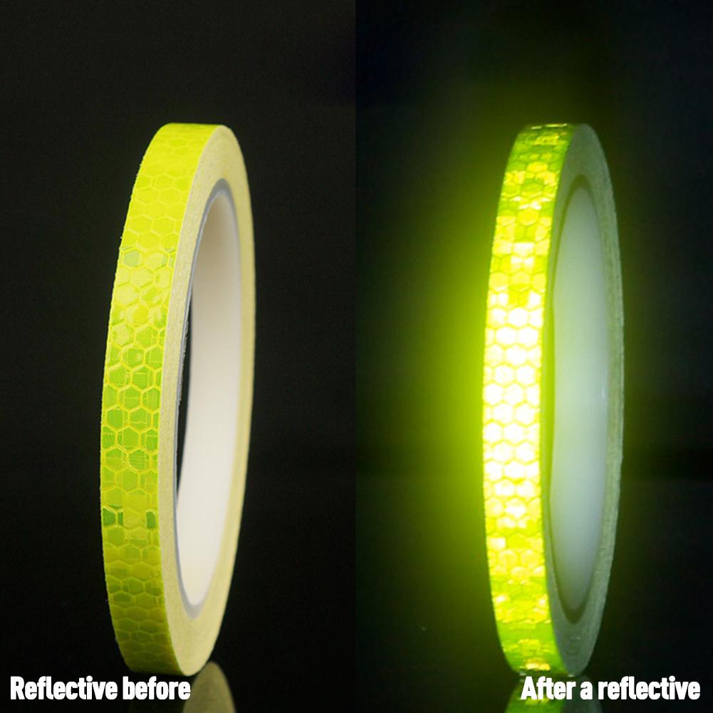 HY Bicycle Reflective Sticker Tape Noctilucent Waterproof Fluorescent ...